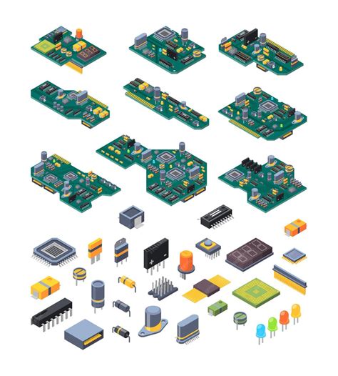 Premium Vector Microchip Hardware Manufacturing Computer Power Green Premium Vector Microchip Hardware Manufacturing Computer Power Green