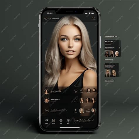 Premium Ai Image Mobile App Design Of Marketing Influencer Marketing