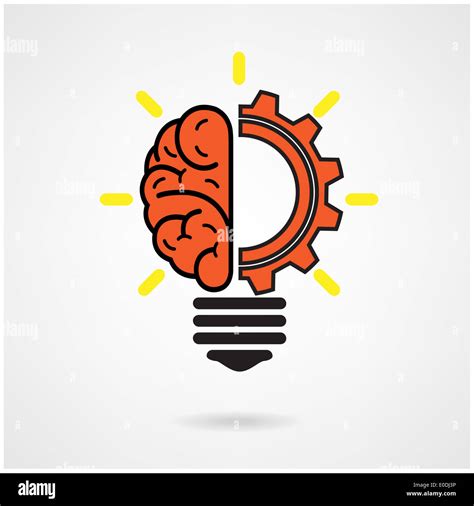 Creative Brain Idea Concept Background Design For Poster Flyer Cover