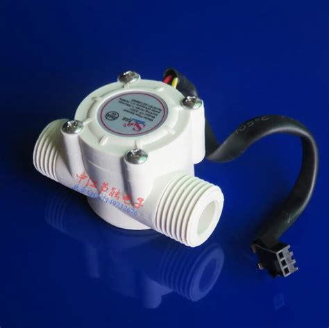 Water Flow Meter Sensor Counter Indicator Flowmete Vicedeal