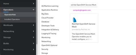 How To Install Istio Service Mesh On Openshift 4x Computingforgeeks