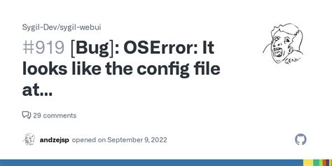 Bug Oserror It Looks Like The Config File At C Users Cache Huggingface Transformers Is