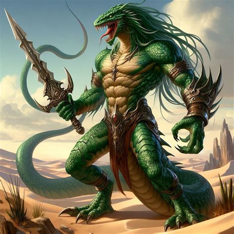 Download Warrior Lizard Colossal Royalty Free Stock Illustration Image Pixabay