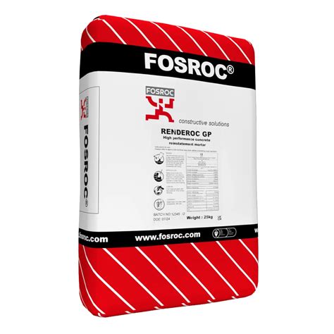 Fosroc Renderoc Gp Concrete Reinstatement Mortar For Construction At