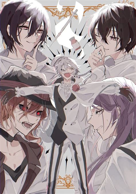 Пин от пользователя Hineka на доске Великий Из Бродячих Псов Эскизы персонажей Рисунки Милые