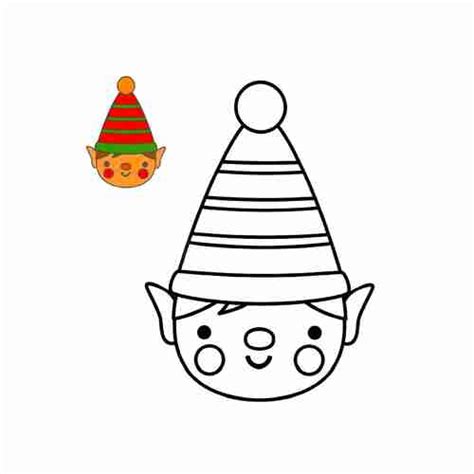 Раскраска Коробка с подарком с цветным образцом распечатать или скачать