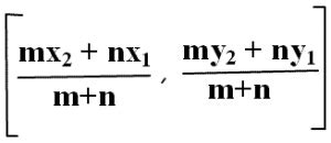 Section Formula Point That Divides A Line In Given Ratio GeeksforGeeks