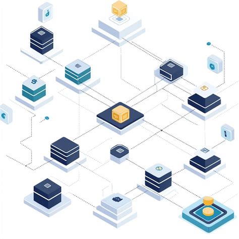 A Diagram Of A Blockchain Showing How Data Is Securely Stored And