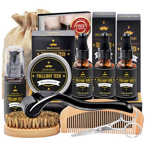 10 Piece Beard Grooming And Growth Kit For 12 Clark Deals