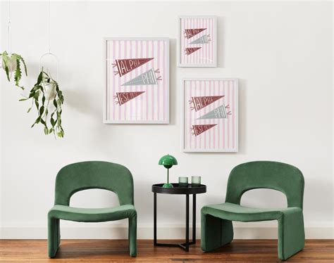 Alpha Phi Dorm Print Art Pennant Trendy Digital Download Sorority T Art Etsy