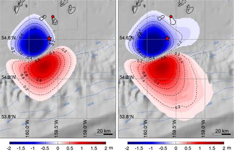 Seafloor Deformation For The Dipole Models Seafloor Deformation For An Download Scientific