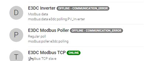E3dc With The New Modbus Binding Solutions Openhab Community