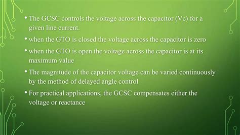 Gcsc Gto Thyristor Controlled Series Capacitor Pptx
