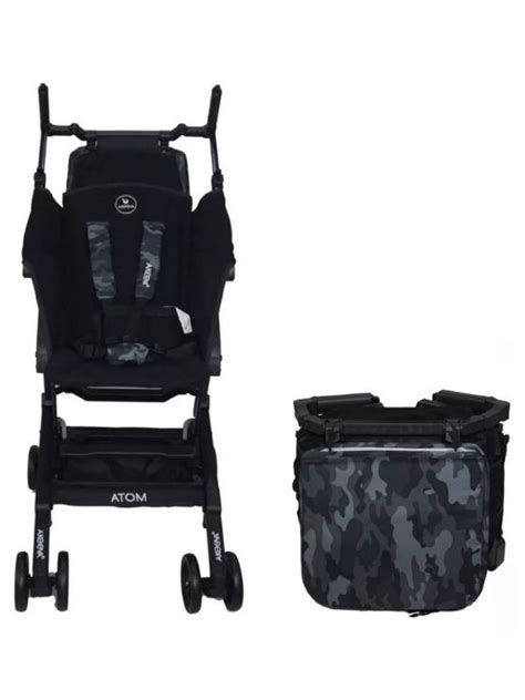 Akeeva Ultra Pocket Stroller Atom Black Edamama