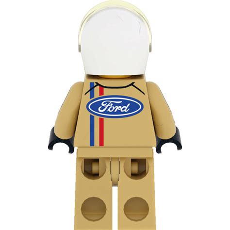 Lego Ford 1966 Gt40 Driver Minifigure Brick Owl