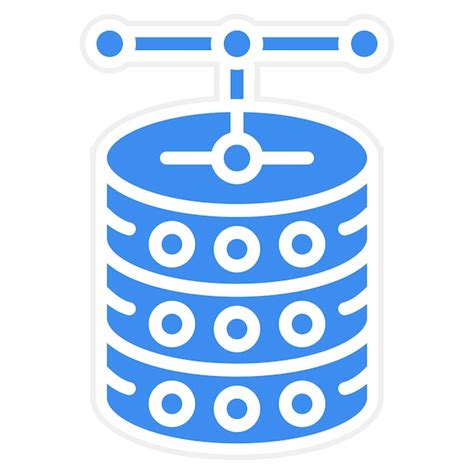 Premium Vector Database Icon Style