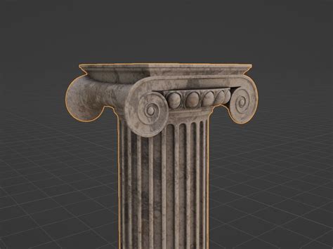 Classical Columns 3d Model Cgtrader