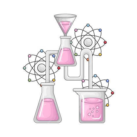 Ilustración De Química Vector Premium