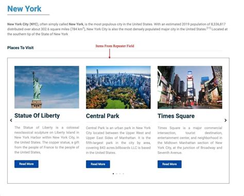 How To Display Data From Acf Repeater Fields In Elementor Elementor