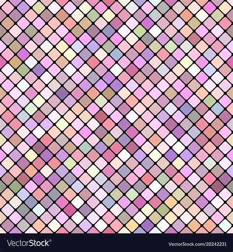 Pink Seamless Diagonal Square Pattern Background Vector Image