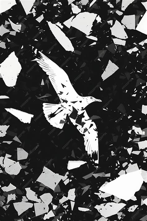 Premium Photo Polystyrene Foam With Broken And Fragmented Pieces And Seagu Effect Fx Bg