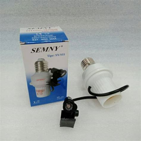 Jual Fitting Lampu Sensor Fitting Sensor Fitting Lampu Otomatis Sensor Cahaya Shopee Indonesia