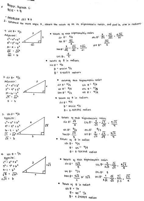 Calculus 2 Problem Set No 3 And 4 Problems With Solutions Calculus