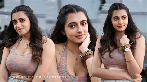 Maanasa Choudhary Stills At Bubble Gum Movie Promotions South Indian Actress