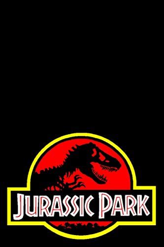 Jurassic Park Lined Journal 6 X 9 120 Pages Matte Cover Jurassic Park Notebook Dinosaurs