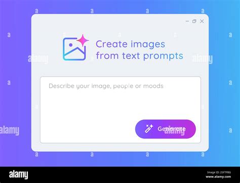 Generative Ai Generate Create Image Photo With Artificial Intelligence User Interface
