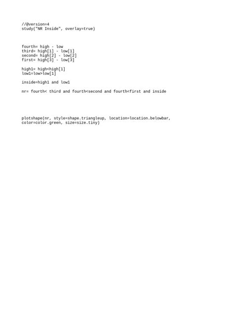 Nr Inside Bar Script Tradingview Pdf
