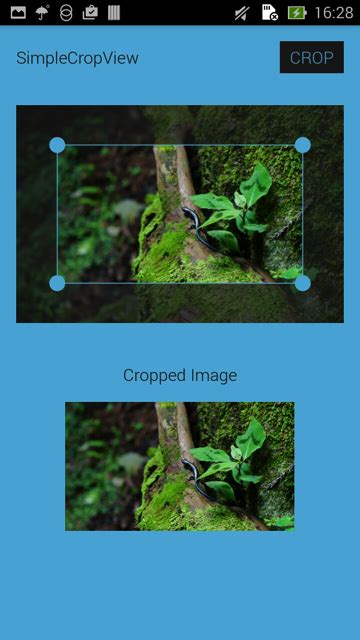 SimpleCropView A Simple Light Weight Image Cropping Library For