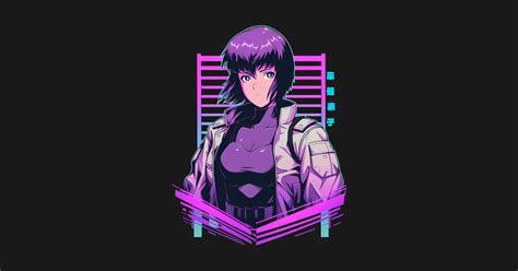 Synthwave Gits Ghost In The Shell T Shirt Teepublic