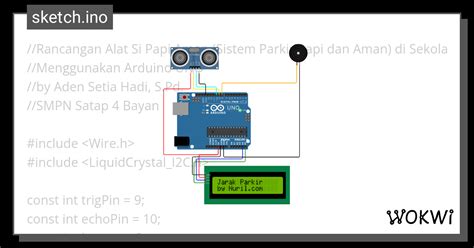 Sensor Jarak Copy Wokwi Esp32 Stm32 Arduino Simulator