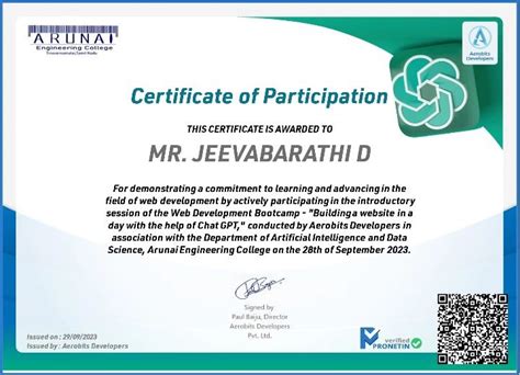 jeevabarathi d on linkedin webdevolpment chatgpt aerobitsdevolpers css html5 js portfilo…