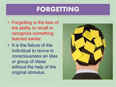 Forgetting Definition Types Of Forgetting Theories Of Forgetting Ebbinghaus Forgetting