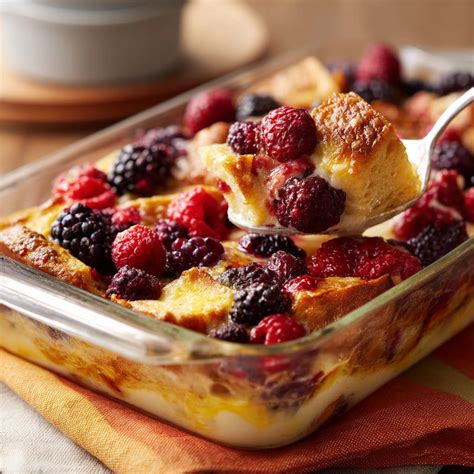 Berry Bread Pudding Guaranteed Fluffy