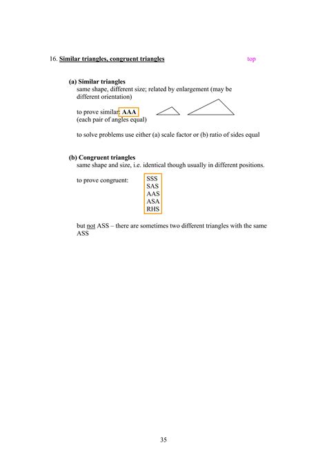 Maths Revision Notes Igcse Pdf