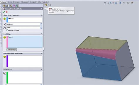 Unfolding A Variable Radius Bend Solidworks Autocad Forums