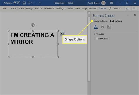 How To Mirror An Image In Microsoft Word