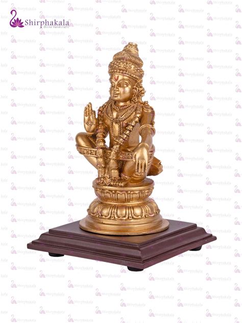 Ayyappan Idol Is Made Of High Quality Polyester Resin Shirphakala