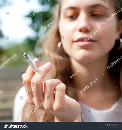Girl Smoking Cigarette Photography