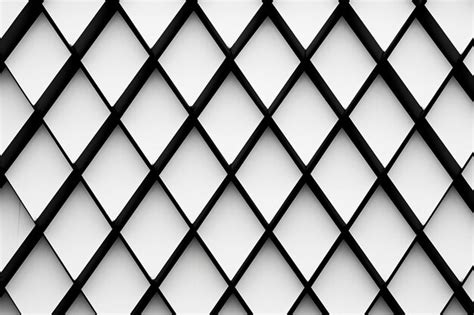 Premium Photo Minimalist Black And White Angular Grid Pattern
