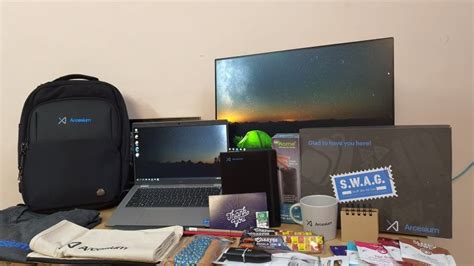 The Swag Startup Kit From Arcesium What A Wonderful Way To Welcome Someone Special Thanks