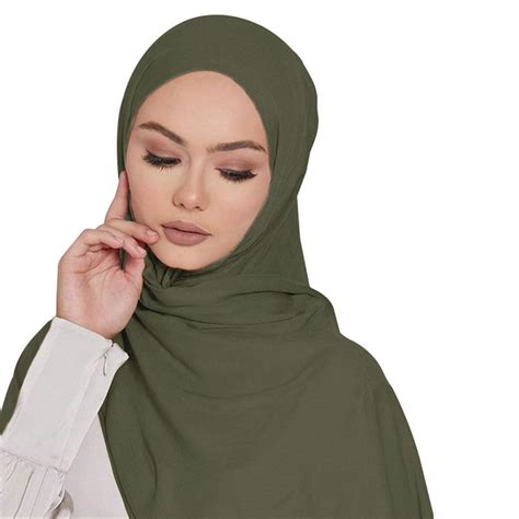 Idall Scarf For Women Silk Scarf Women Chiffon Hijab Scarf Long Hijabs