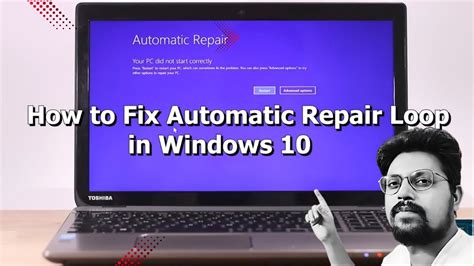 How To Fix Automatic Repair Loop In Windows 10 Startup Repair Couldnt Repair Your Pc Youtube