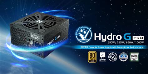 FSP Hydro G PRO 850W 80 Plus Gold Full Modular ATX 12V V2 52 Active PFC Power Supply With 10