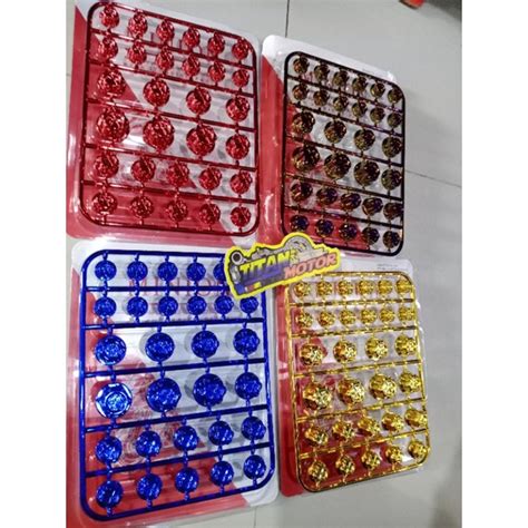 Jual Kondom Cover Tutup Baut L Flower Untuk Baut Body Shock Knalpot Cvt Blok Mesin Pcx Mio Beat