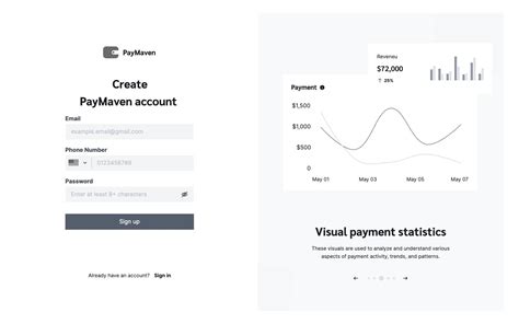 Payment Processing Website Wireframe Template Visily