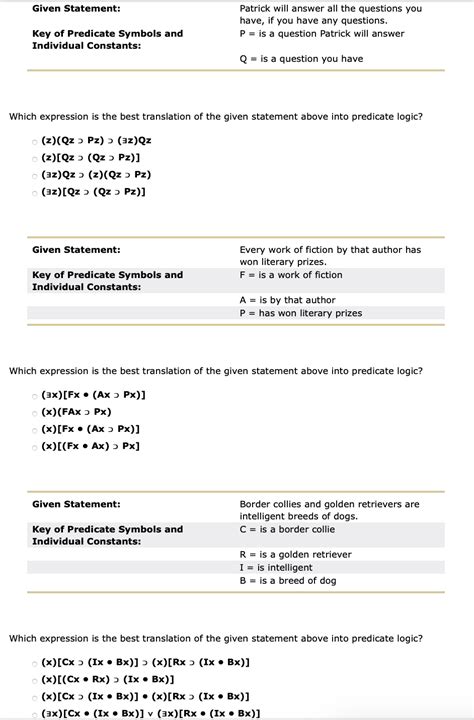 Solved You Have Seen How Predicate Logic Can Be Used To Chegg